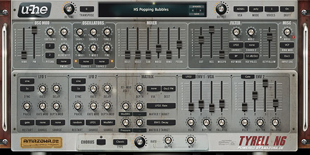 u-he Products: Synthesizers, Effects and Soundsets